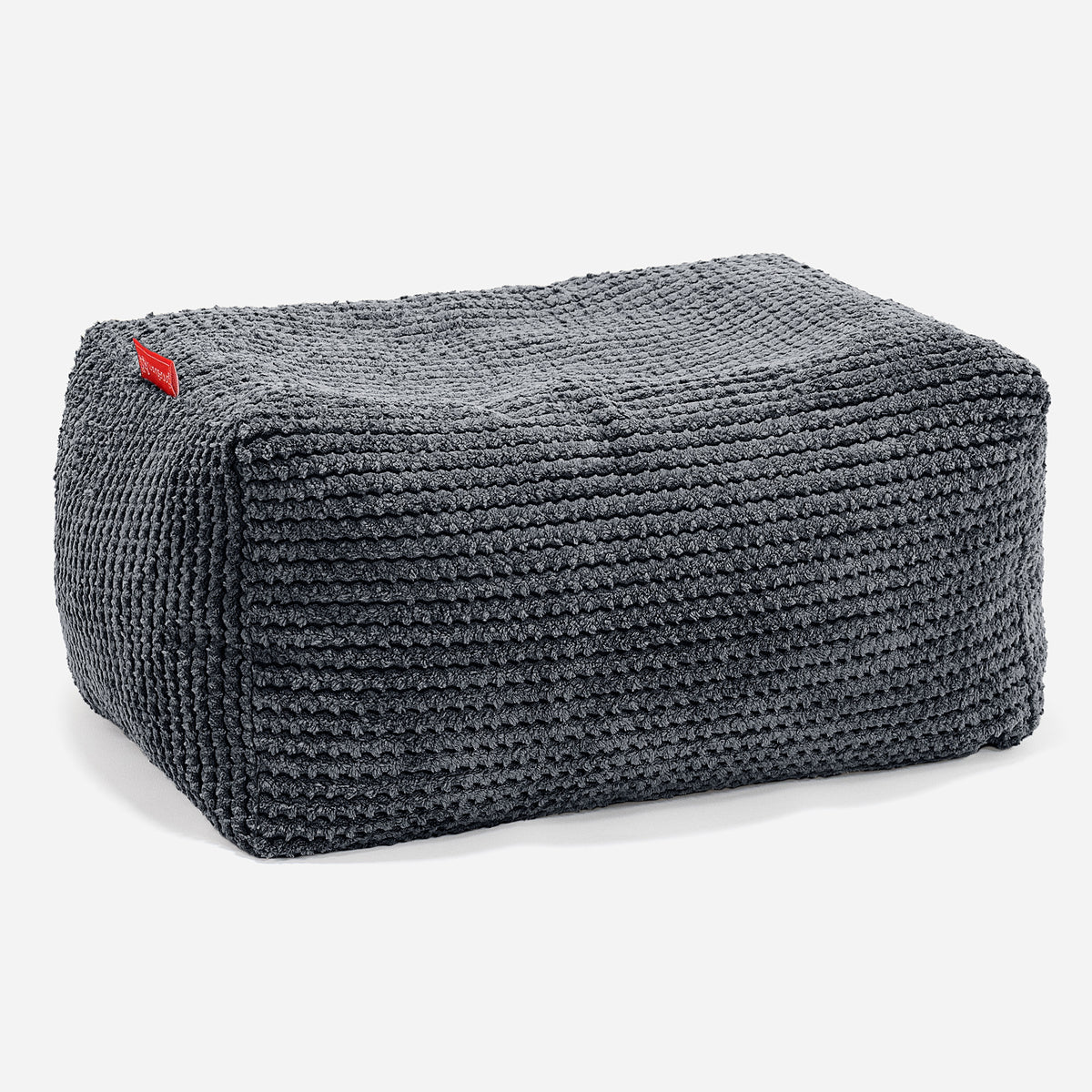Lounge Pug®, Liten Fotpall, Puff, Pom-pom Svart– Big Bertha Original SE