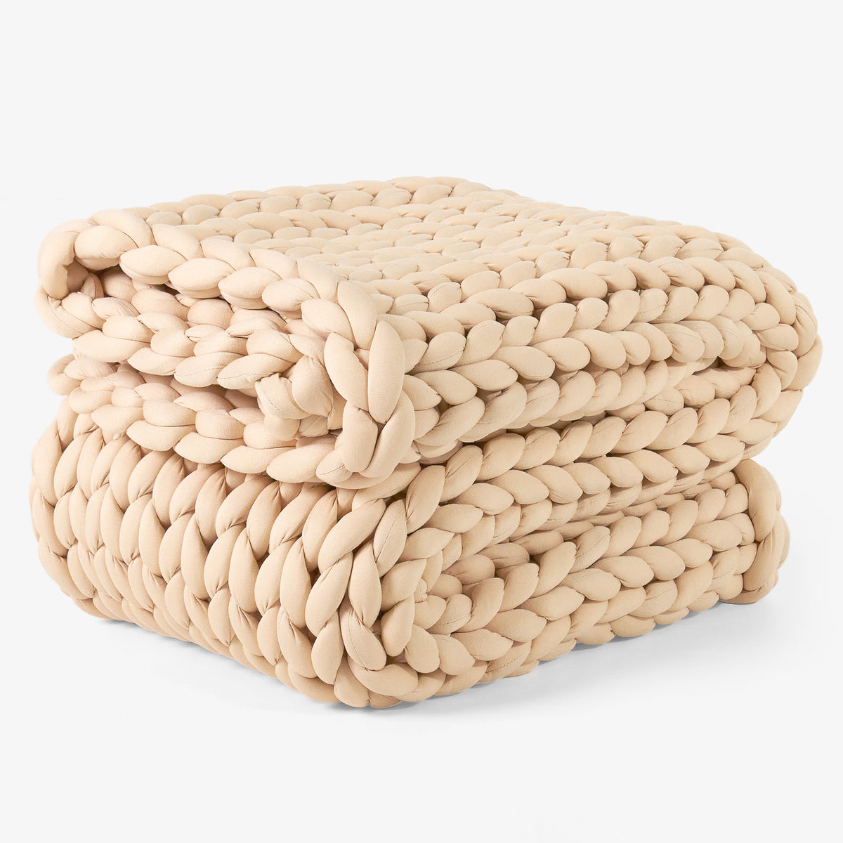 Lounge Pug Tyngdfilt för Vuxna Grov stickning Brungrå– Big Bertha ...