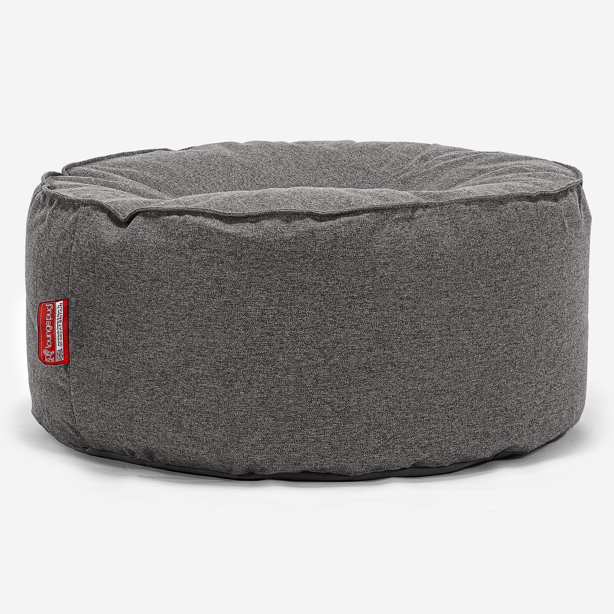 Lounge Pug®, Sittpuff, Puff Rund, Sittsäck, Interalli-ull Grå– Big ...
