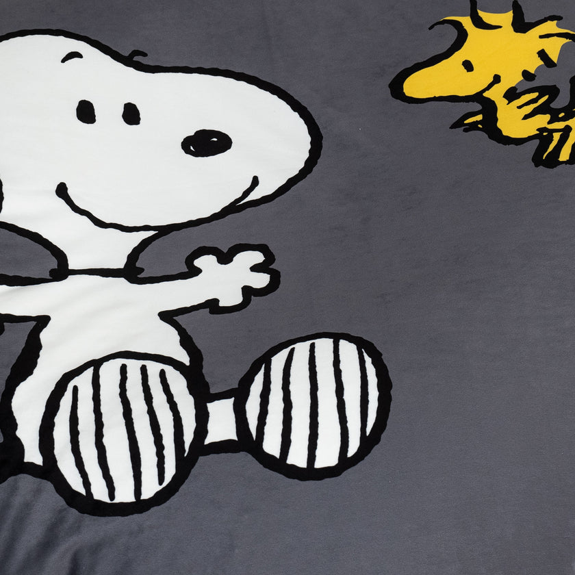 Peanuts Snobben Flexforma Saccosäck för Vuxna Woodstockfestivalen– Big ...